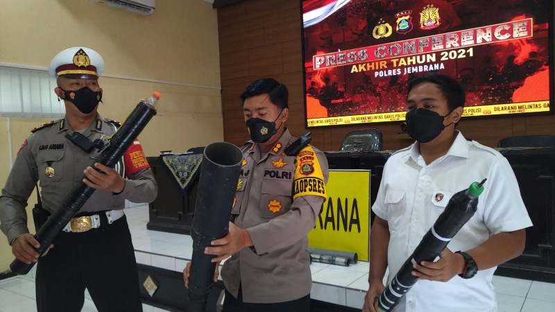 Mengganggu Masyarakat, Meriam Pipa Diamankan - Balipuspanews.com