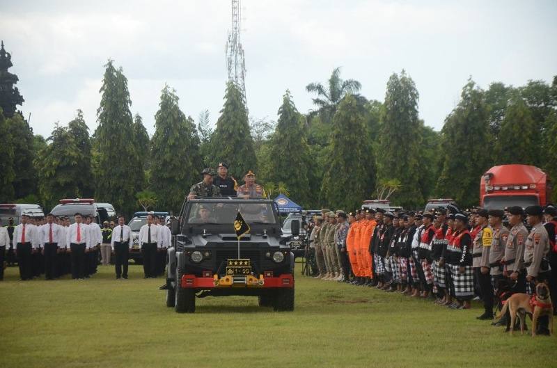 Persiapan Pengamanan KTT G20, Kapolri dan Panglima TNI Gelar Pasukan di Lapangan Renon ...