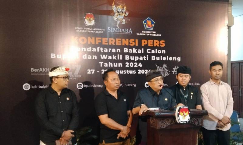 Pendaftaran Ditutup, KPU Buleleng Resmi Terima Dua Paslon Maju di Pilkada Serentak - Sumber ...