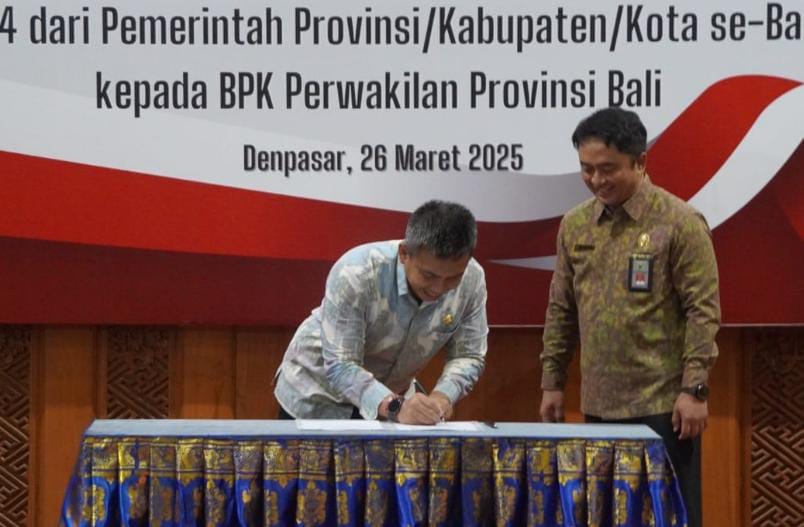 LKPD Unaudited Diserahkan kepada BPK RI Provinsi Bali - Berita Bali Terkini & Terbaru Hari Ini